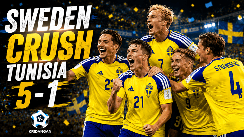 Sweden Crush Tunisia 5-1: Standout Stars and Tactics Behind Sweden's ...